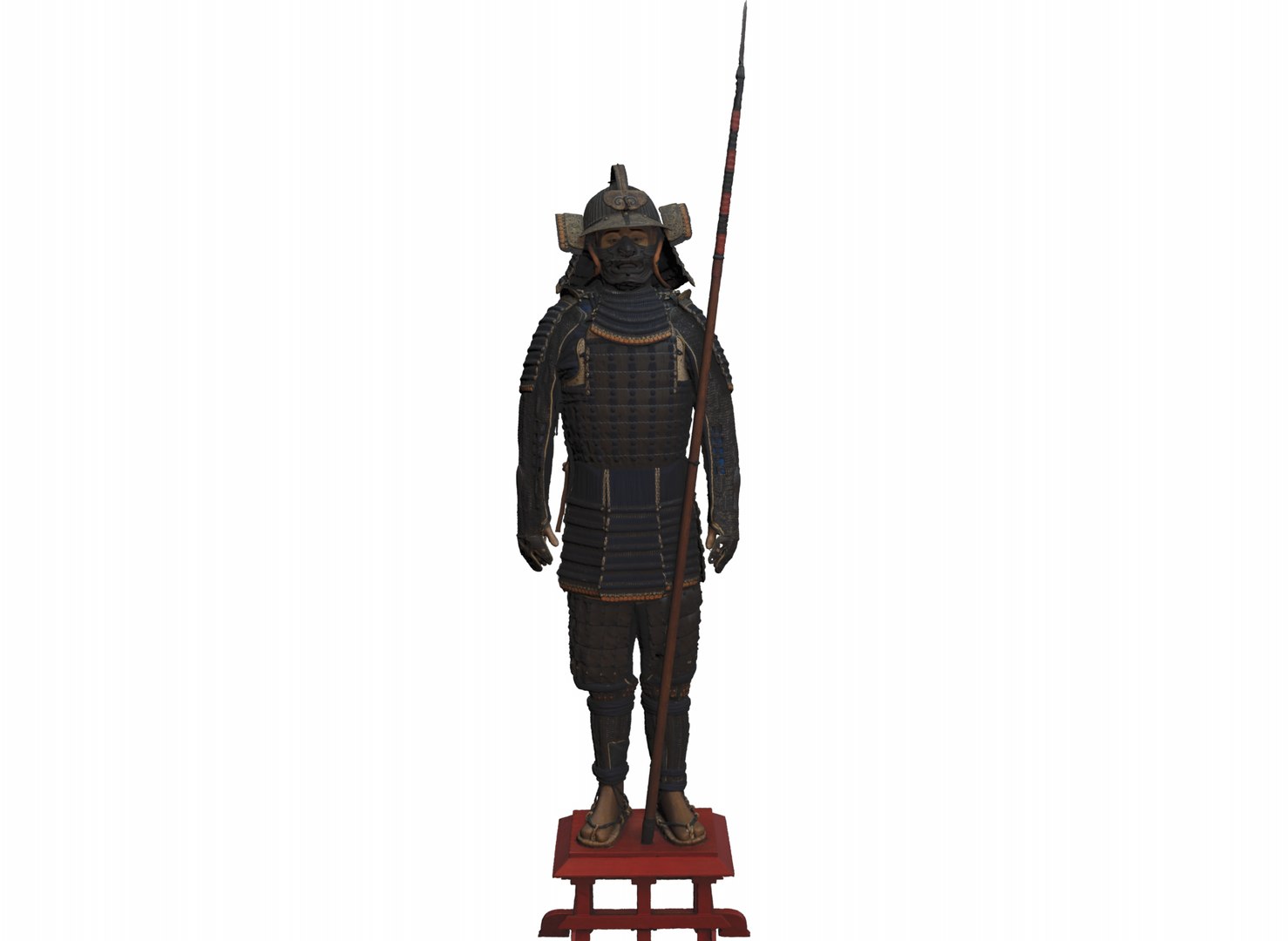 3D Samurai - TurboSquid 1813859