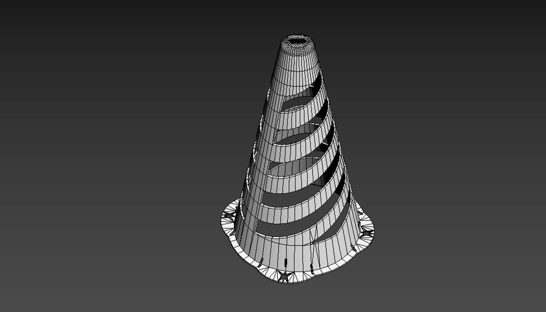 Collapsible Cone Model - TurboSquid 1467064