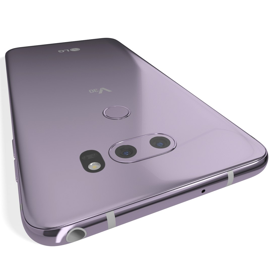 3D Model Realistic Lg V30 Lavender - TurboSquid 1205370