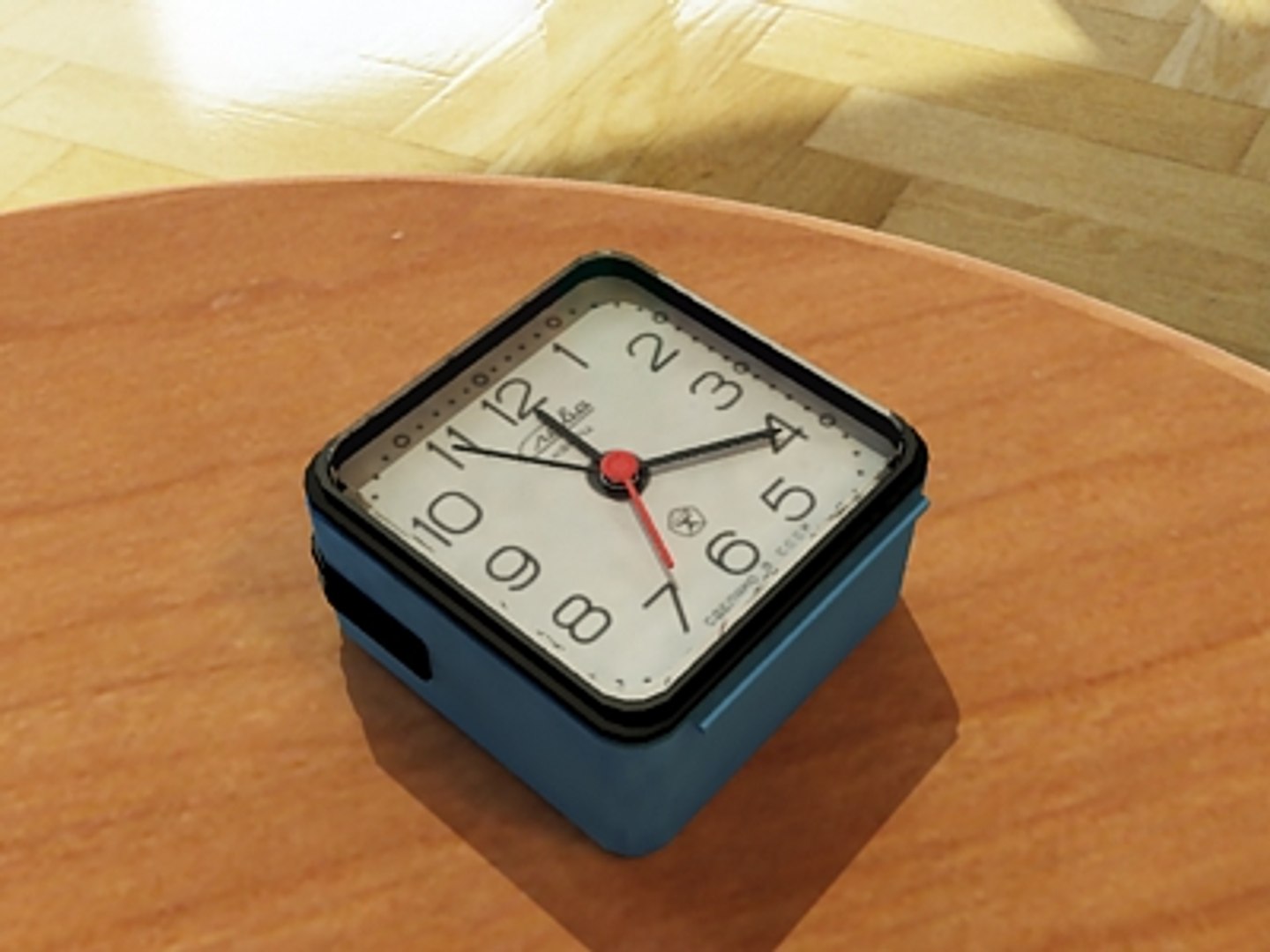 photorealistic alarm clock 3d max