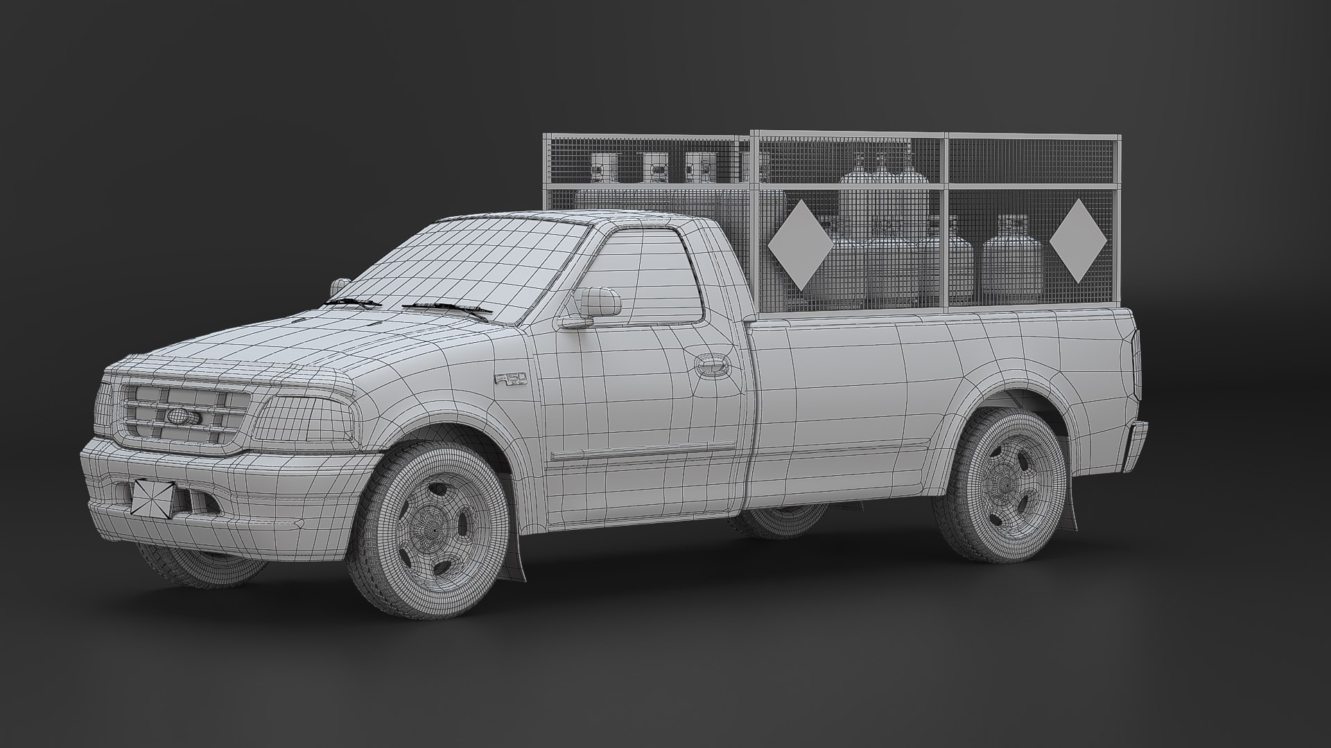 F150 Aged Car 3D Model - TurboSquid 1710897