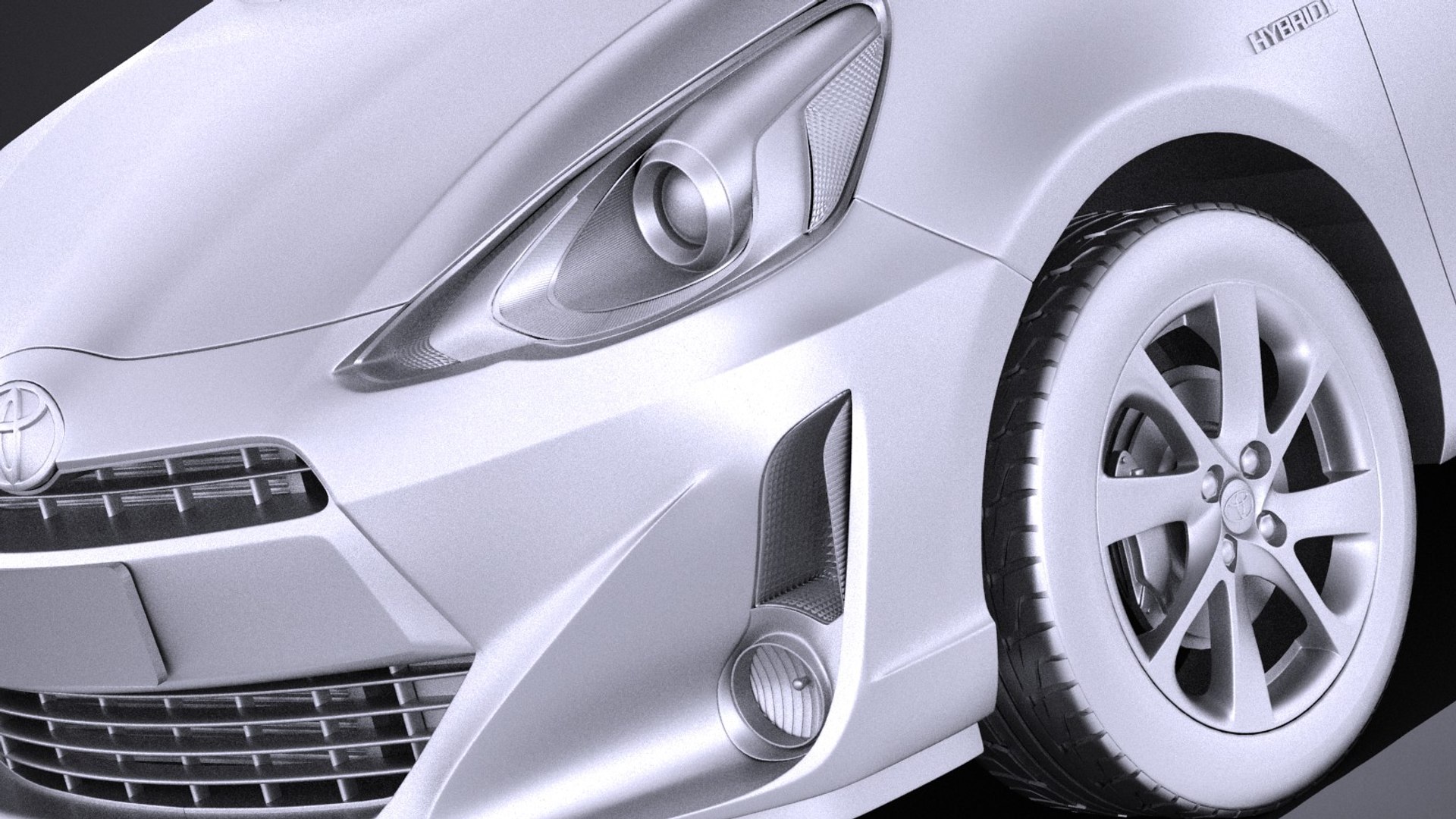 3D 2016 Toyota Prius - TurboSquid 1256054