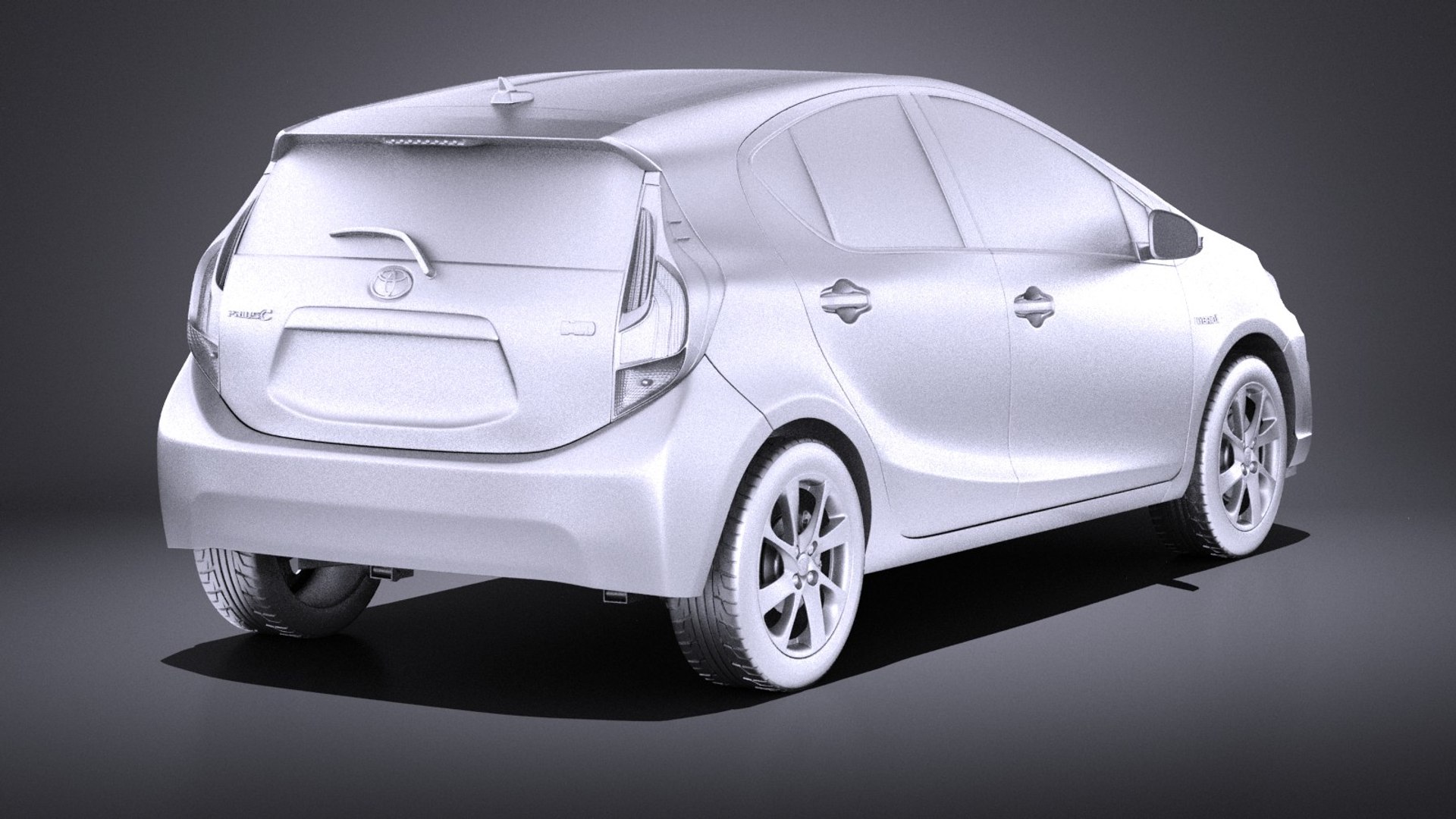 3D 2016 Toyota Prius - TurboSquid 1256054