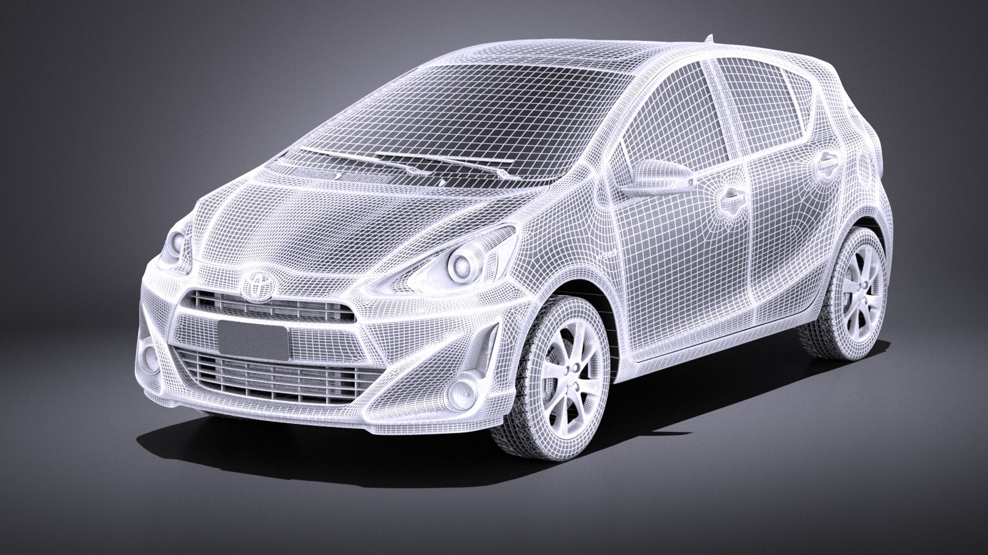 3D 2016 Toyota Prius - TurboSquid 1256054