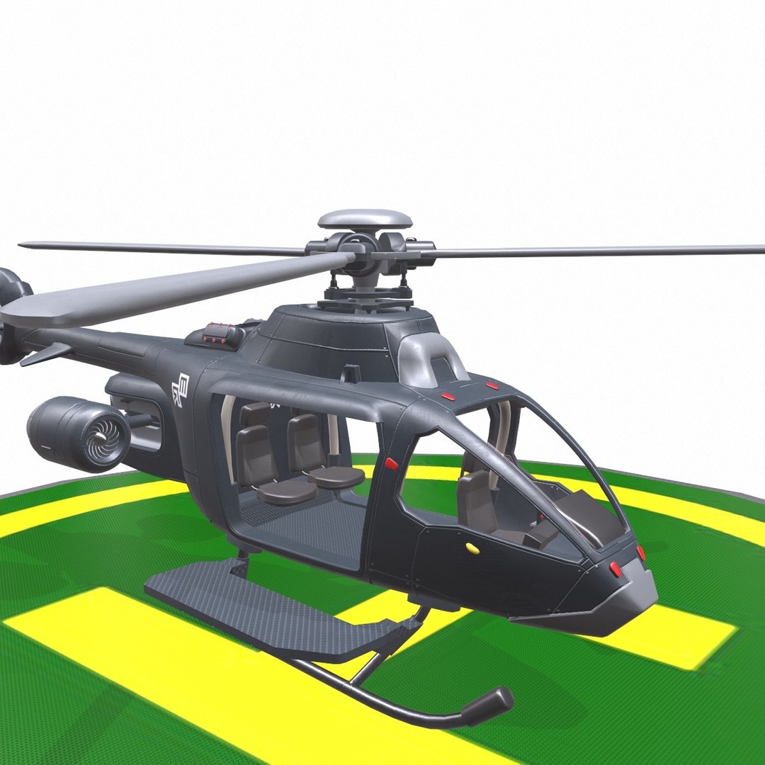 3D Helicopter Low Poly - TurboSquid 2248709