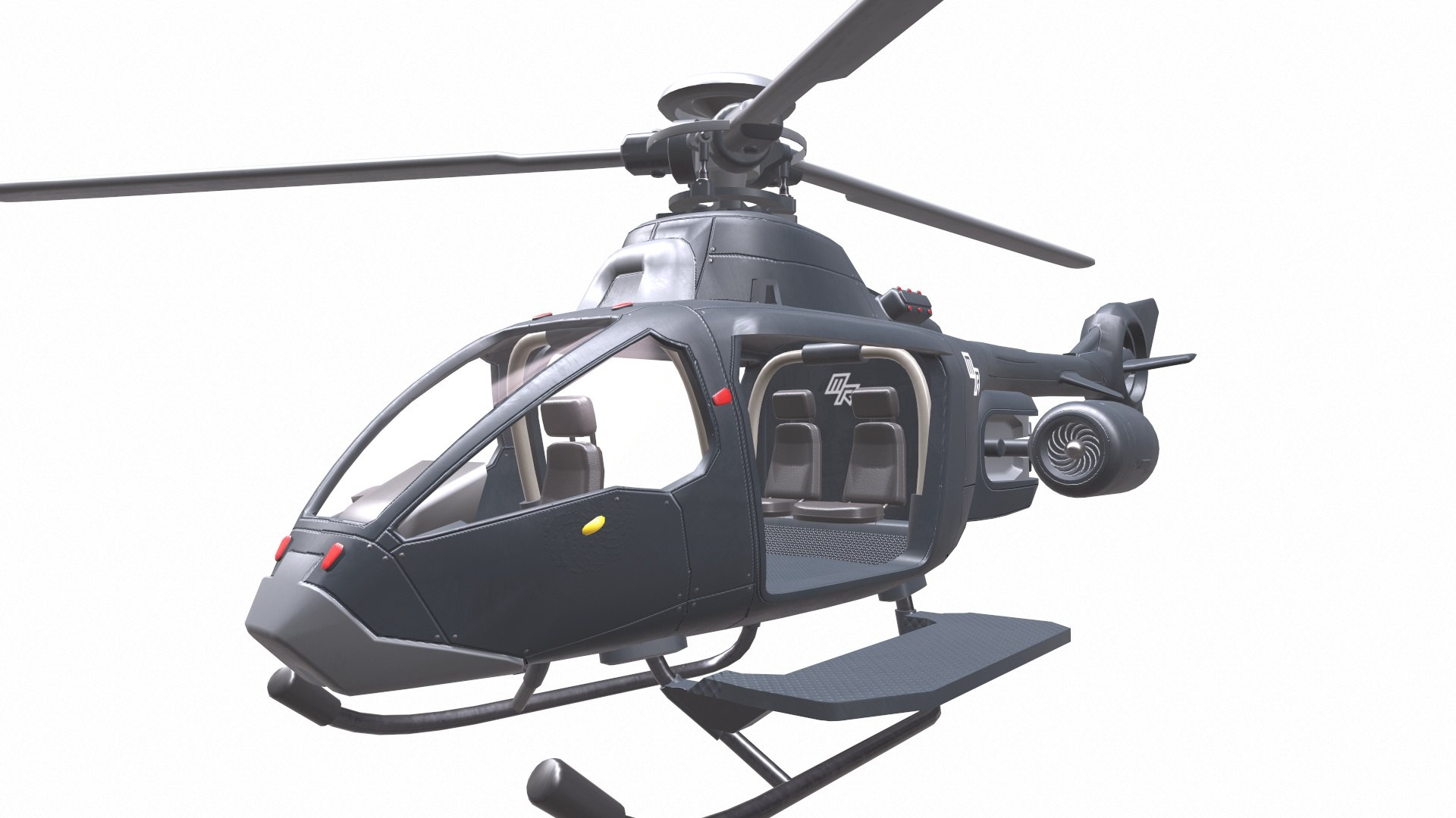 3D Helicopter Low Poly - TurboSquid 2248709