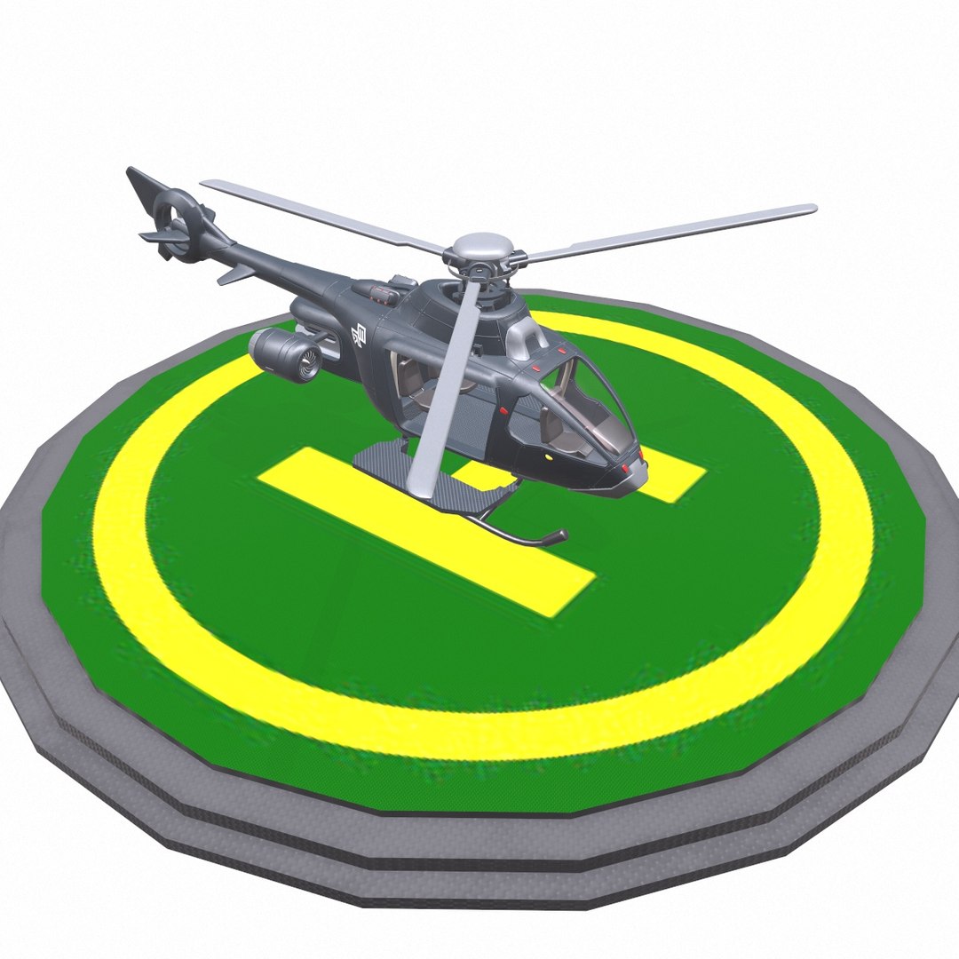 3D Helicopter Low Poly - TurboSquid 2248709