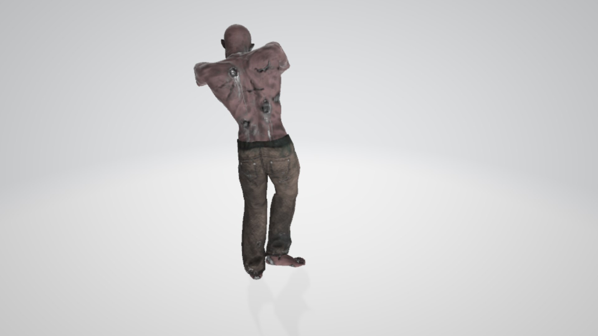 Male Zombie Rigged 3D Model - TurboSquid 1869918