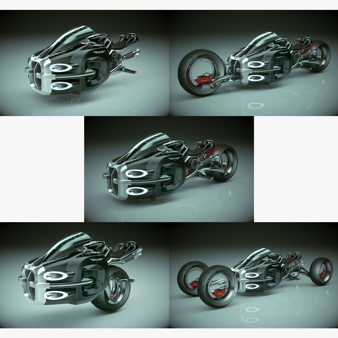 T Concept Bike 06 5 in 1 Collection model - TurboSquid 1965997