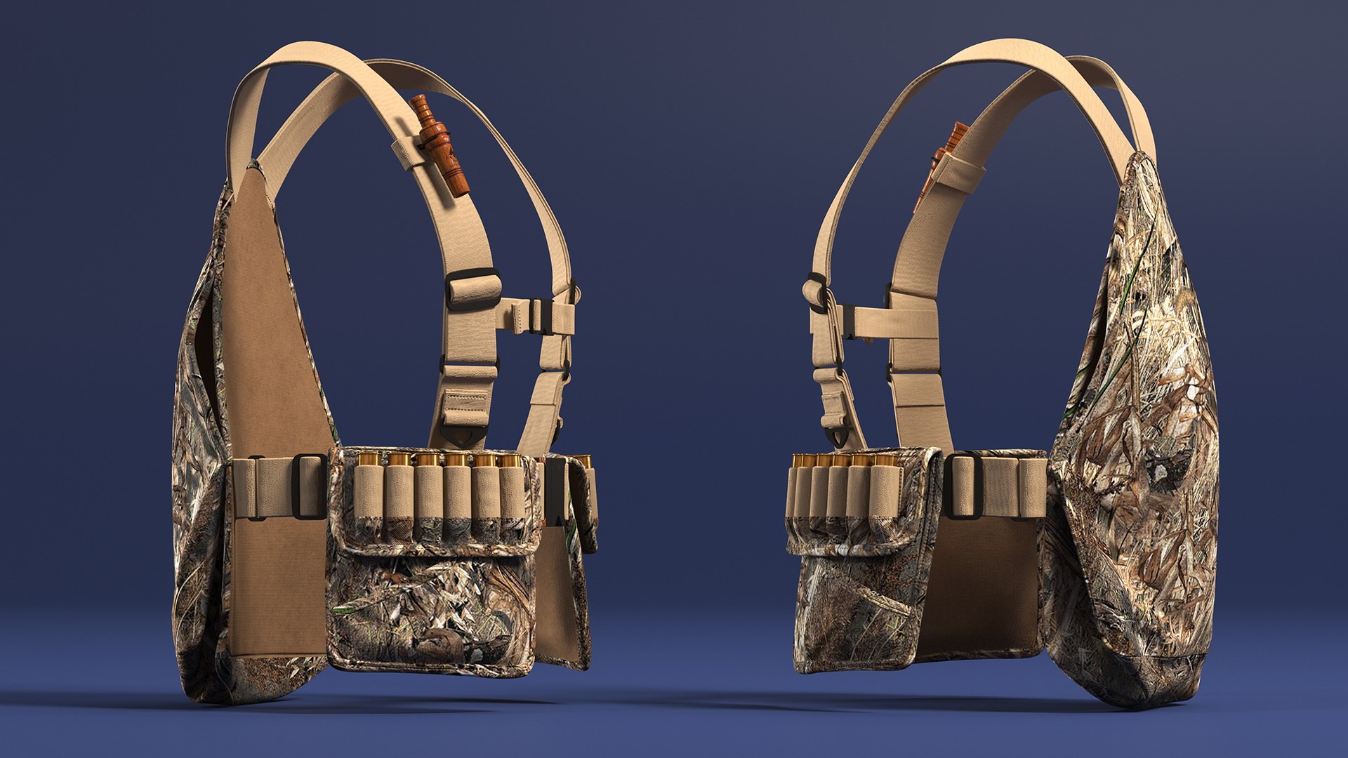 Strap Vest For Duck Hunting 3D Model - TurboSquid 1958278