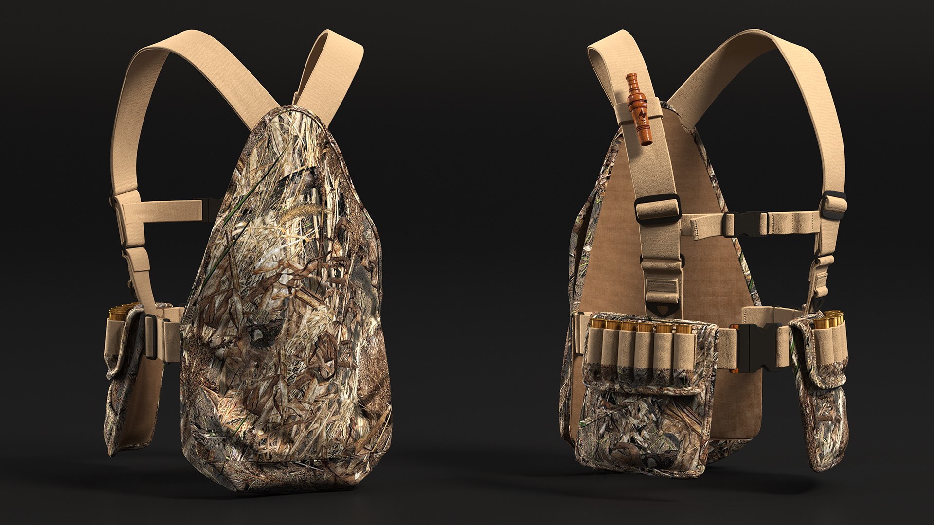 Strap Vest For Duck Hunting 3D Model - TurboSquid 1958278