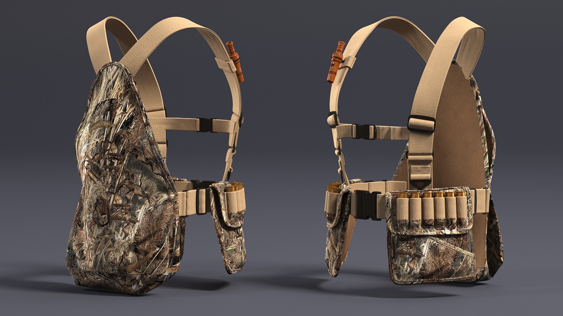 Strap Vest For Duck Hunting 3D Model - TurboSquid 1958278