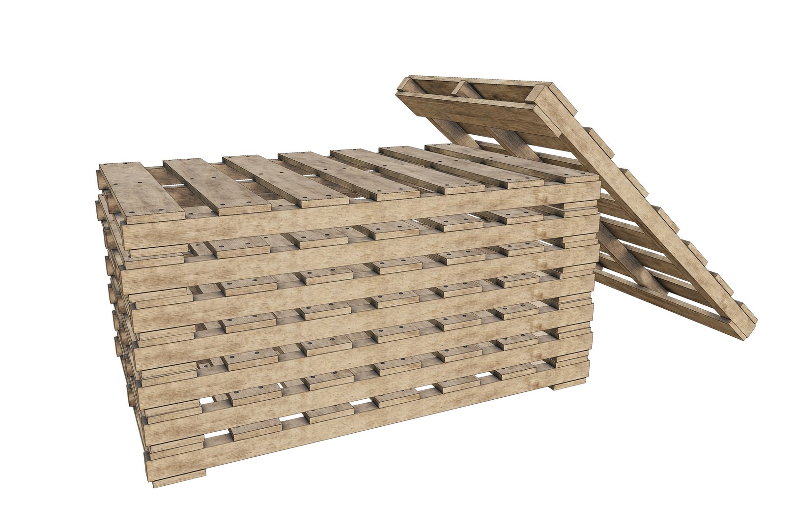 Wooden Pallet 3D Model - TurboSquid 2249399