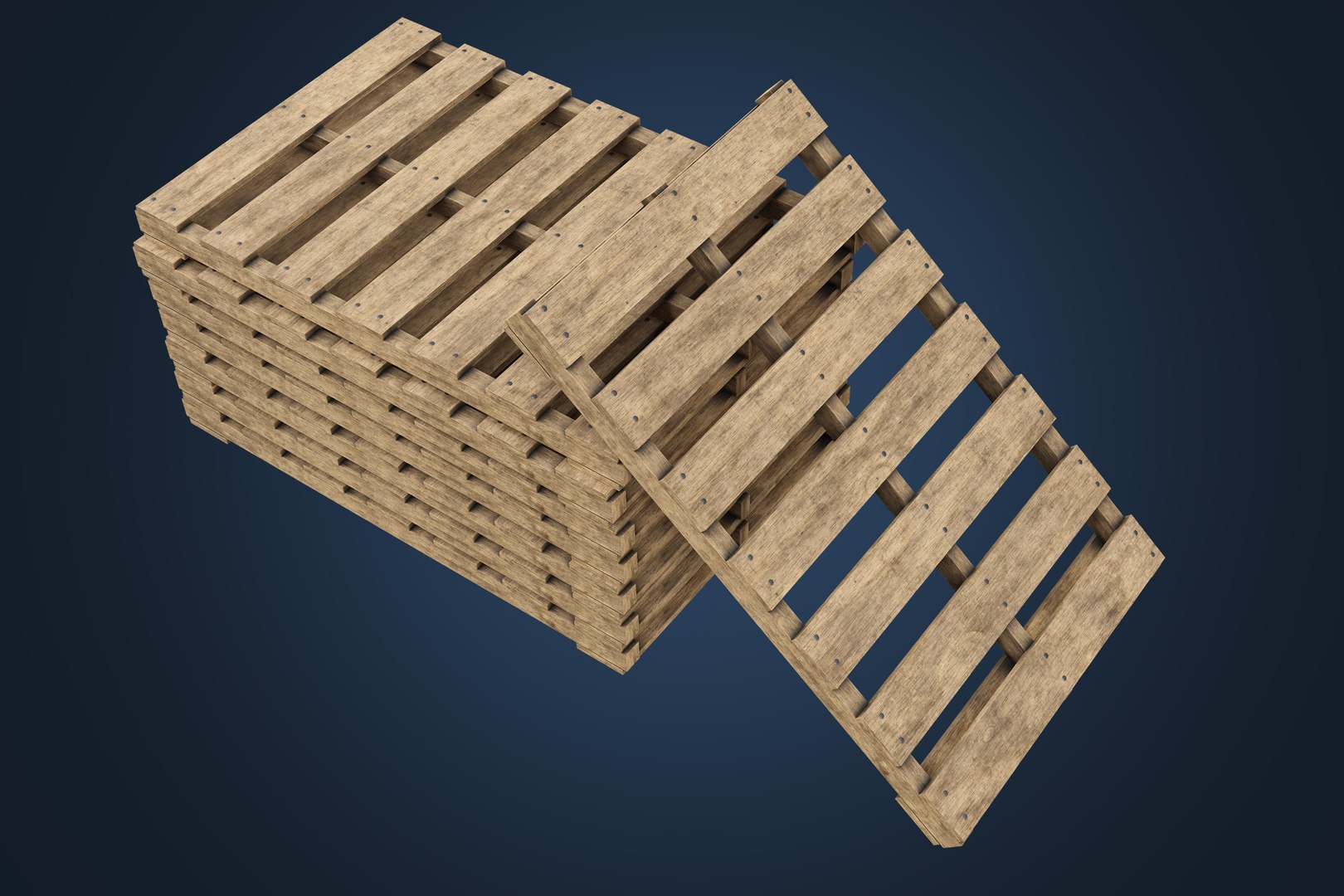 Wooden Pallet 3D Model - TurboSquid 2249399