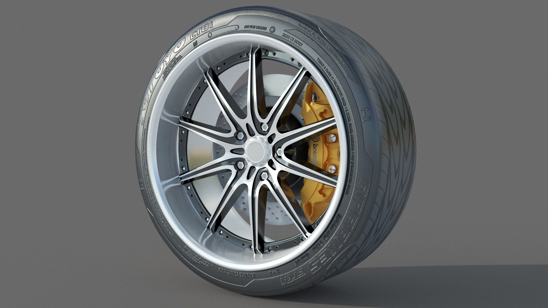 Wheel Rim Tire 10 3D Model - TurboSquid 2340627