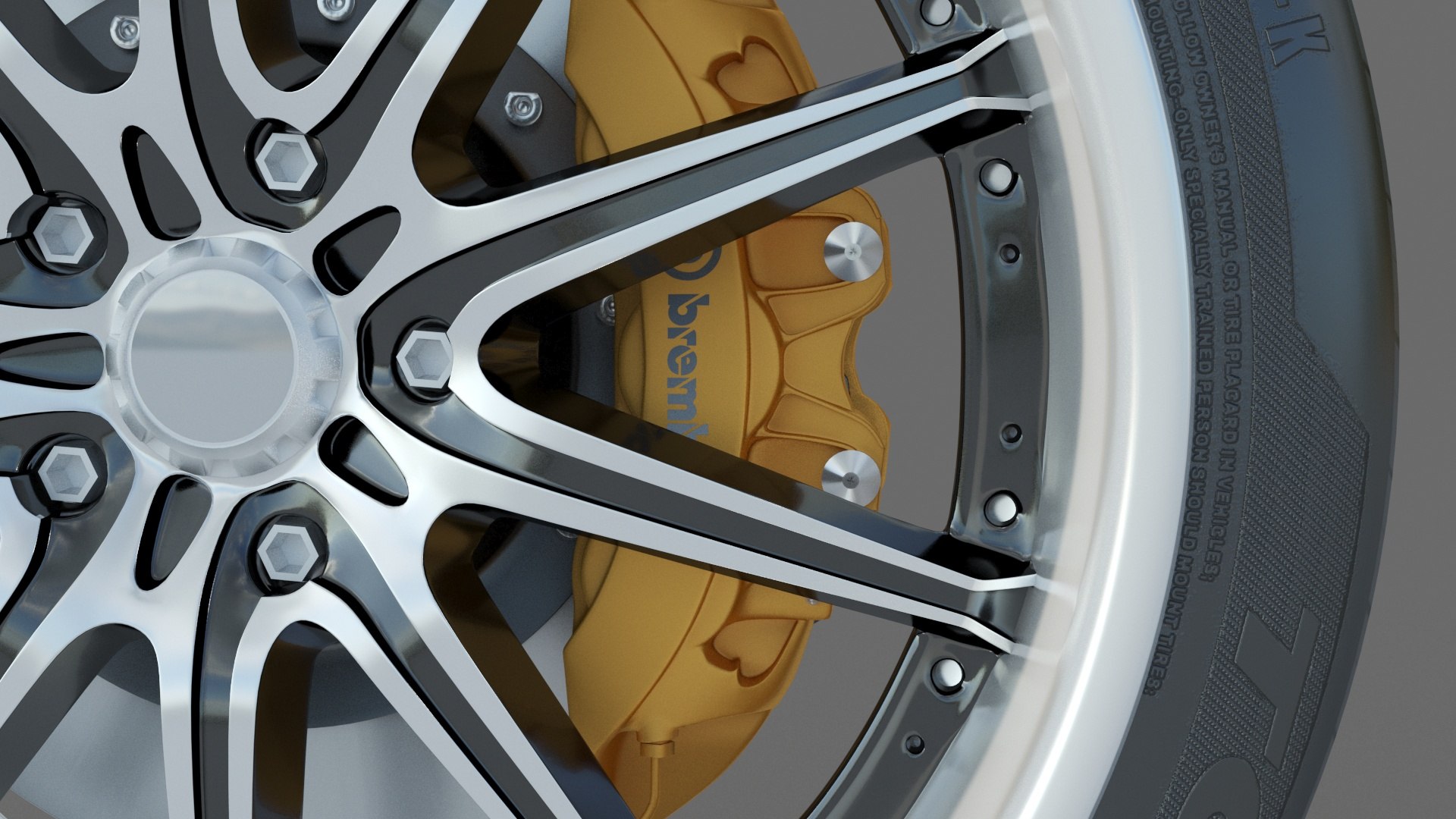Wheel Rim Tire 10 3D Model - TurboSquid 2340627