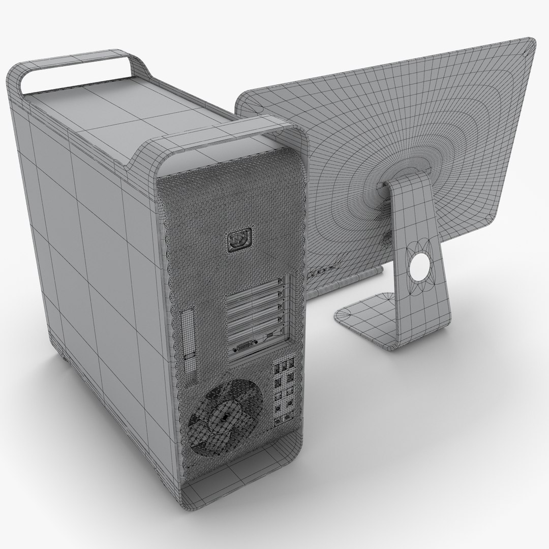 3d Apple Mac Pro 12 Model