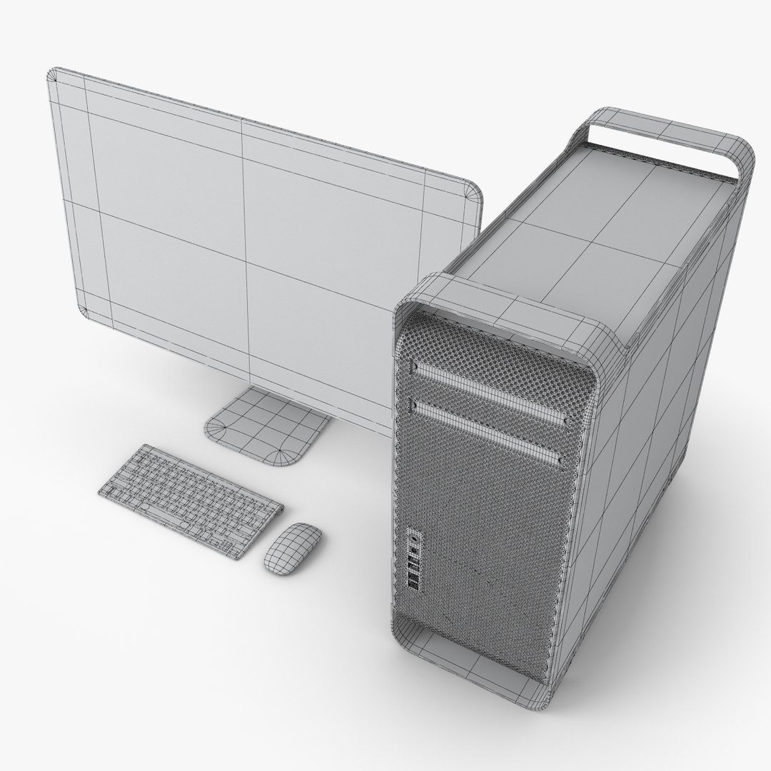 3d Apple Mac Pro 12 Model