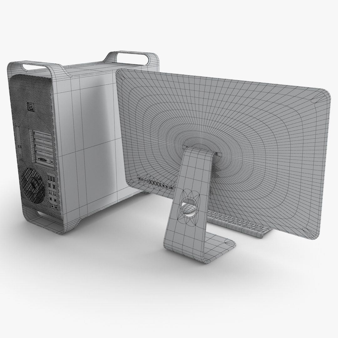 3d Apple Mac Pro 12 Model