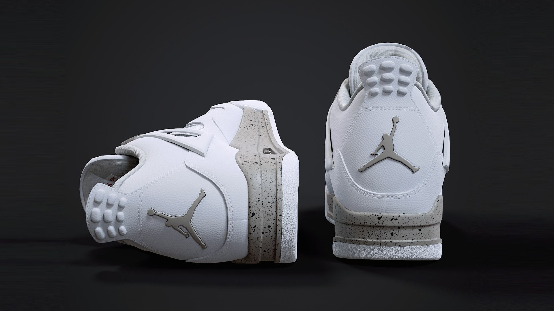 3D Model Air Jordan4-retro Sneaker-v1 - TurboSquid 2195127