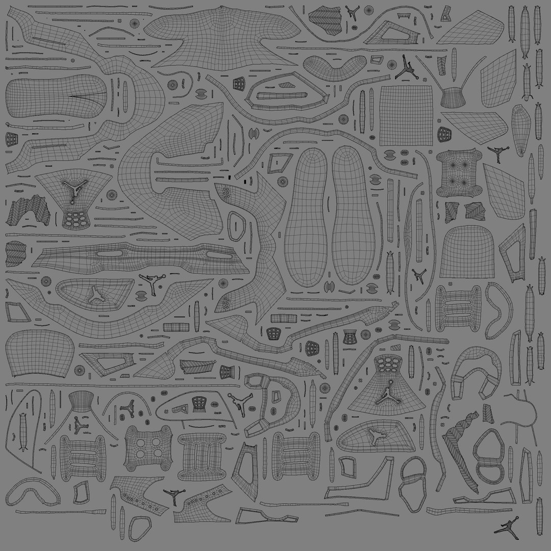 3D Model Air Jordan4-retro Sneaker-v1 - TurboSquid 2195127