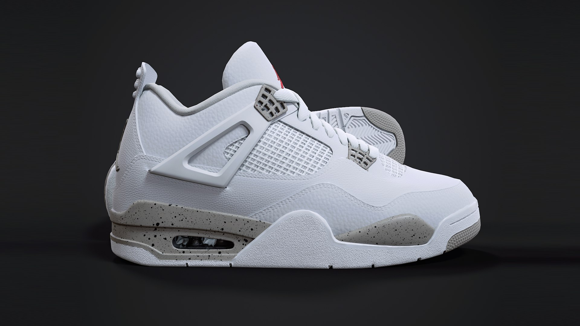 3D Model Air Jordan4-retro Sneaker-v1 - TurboSquid 2195127