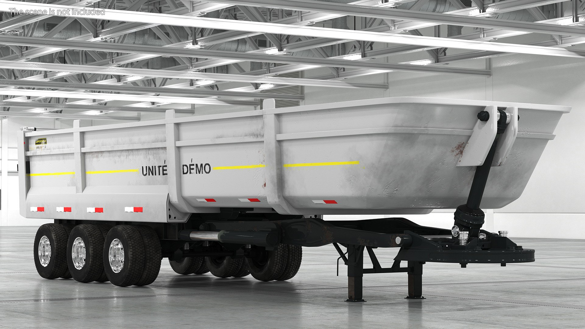 End Dump Trailer 3D Model - TurboSquid 2154480