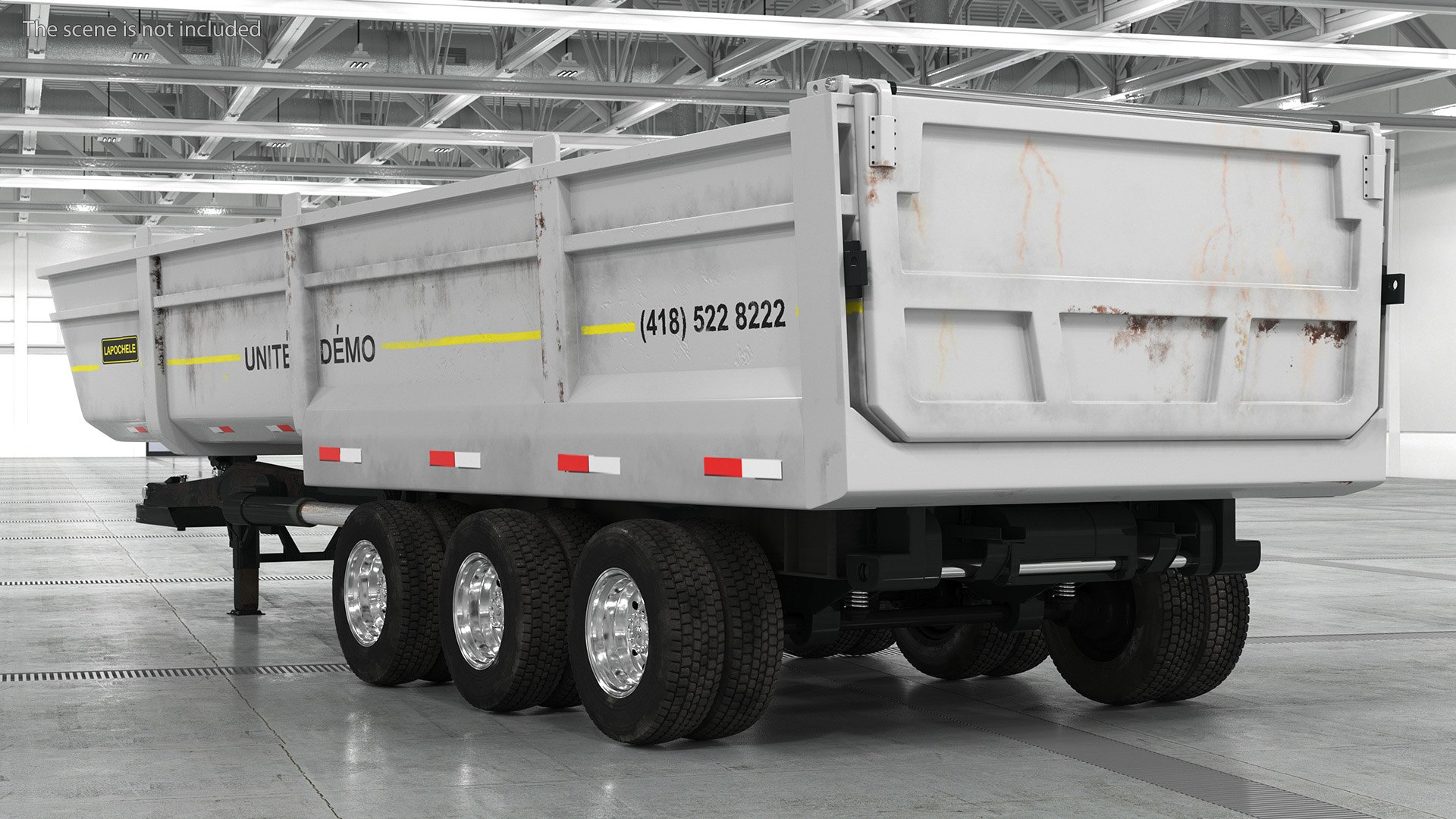 End Dump Trailer 3D Model - TurboSquid 2154480