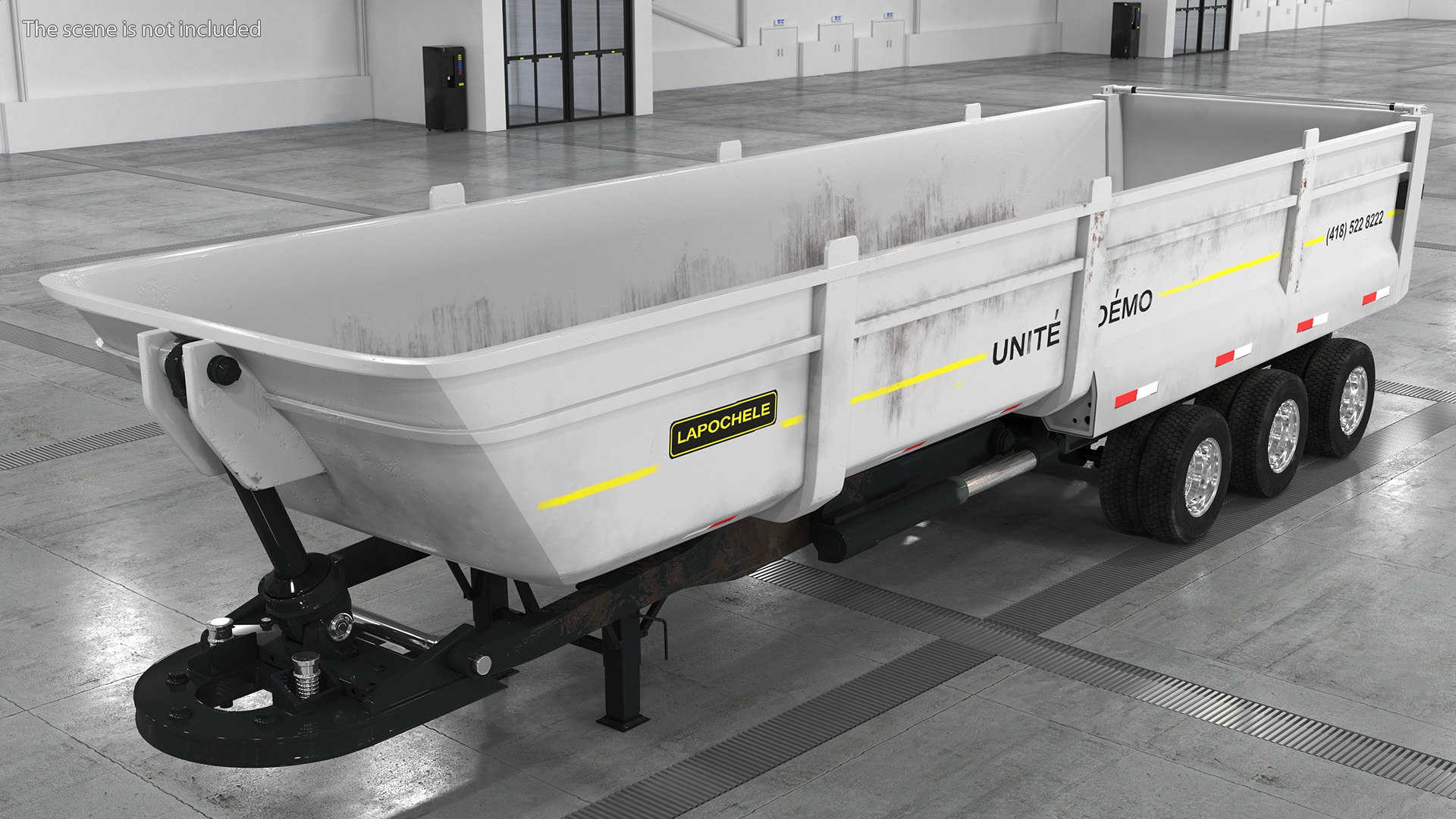 End Dump Trailer 3D Model - TurboSquid 2154480