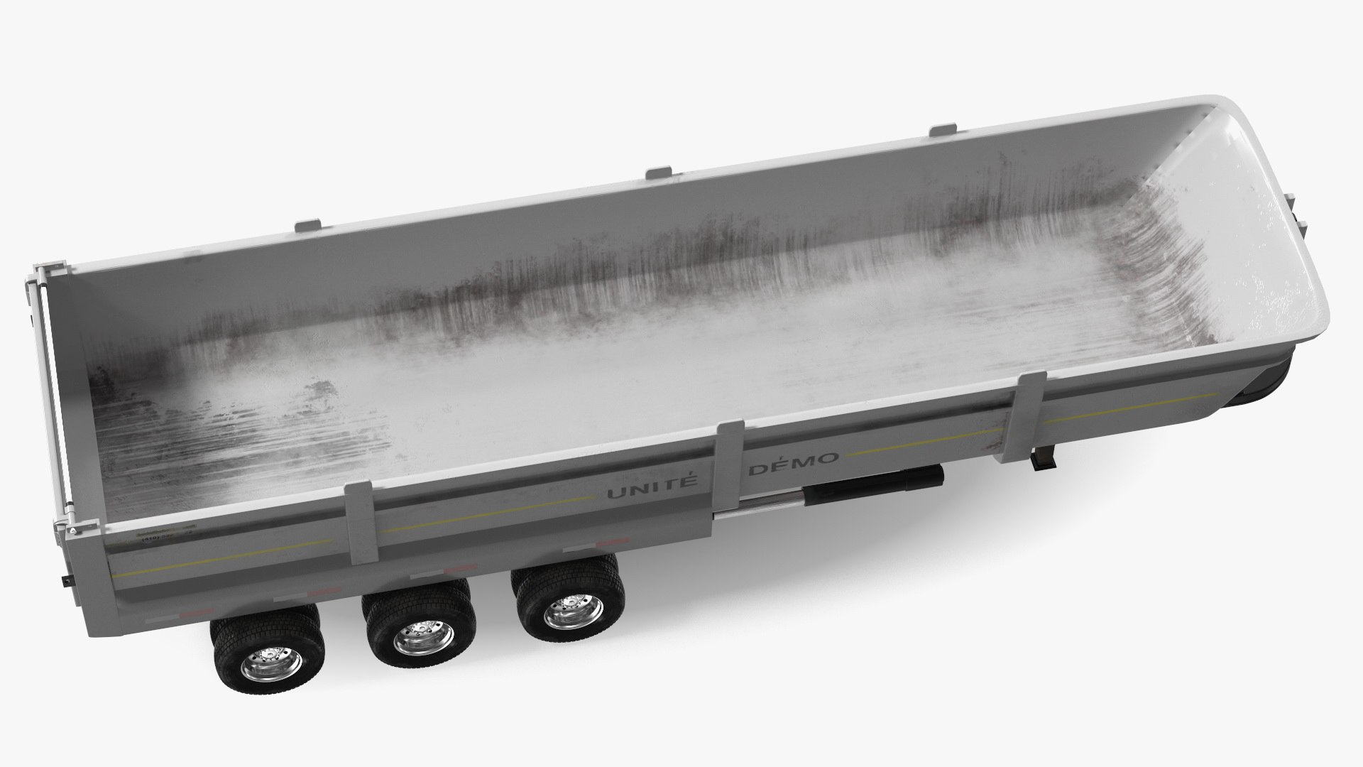 End Dump Trailer 3D model - TurboSquid 2154480