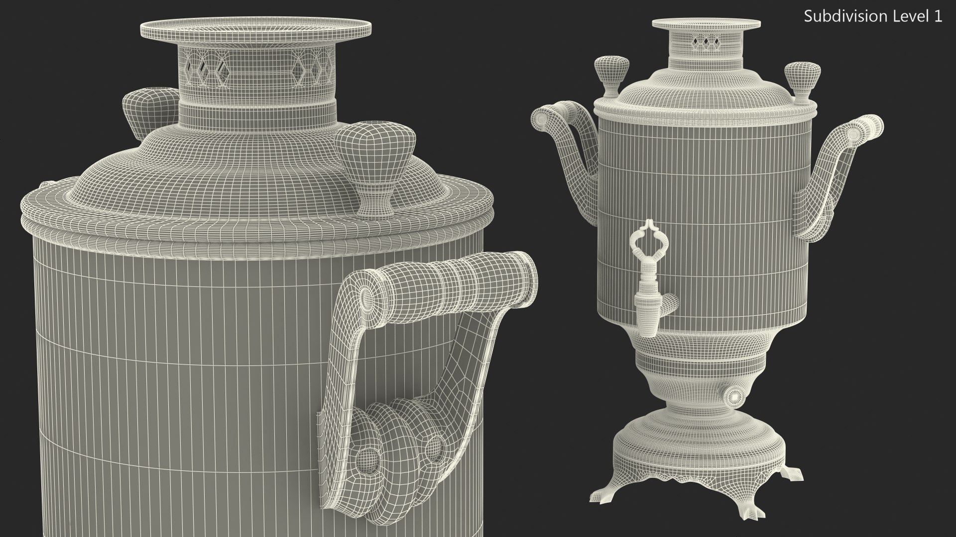 Modern russian samovar russia 3D - TurboSquid 1668063