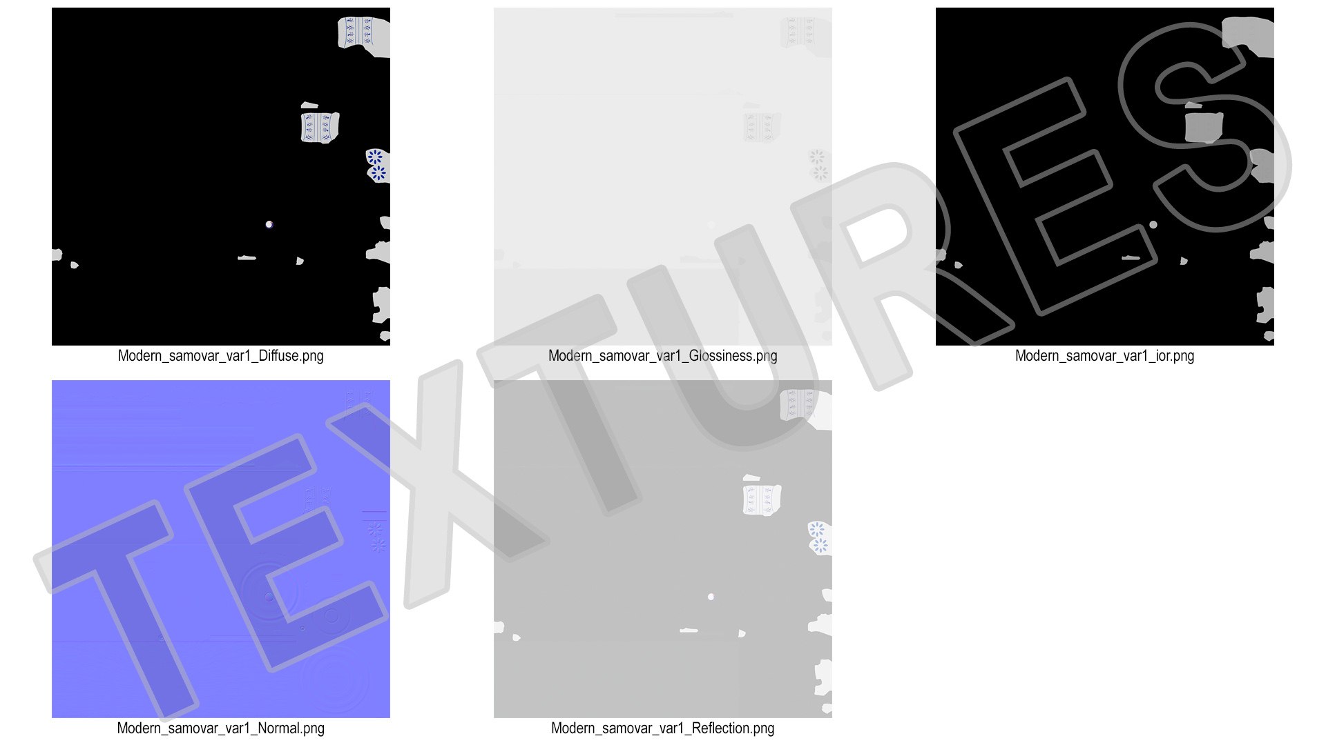 Modern russian samovar russia 3D - TurboSquid 1668063