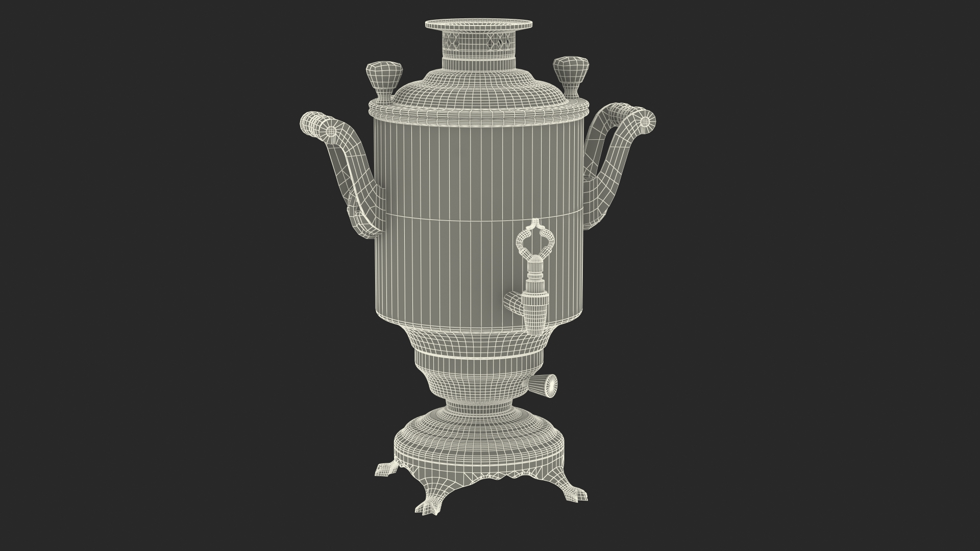 Modern russian samovar russia 3D - TurboSquid 1668063