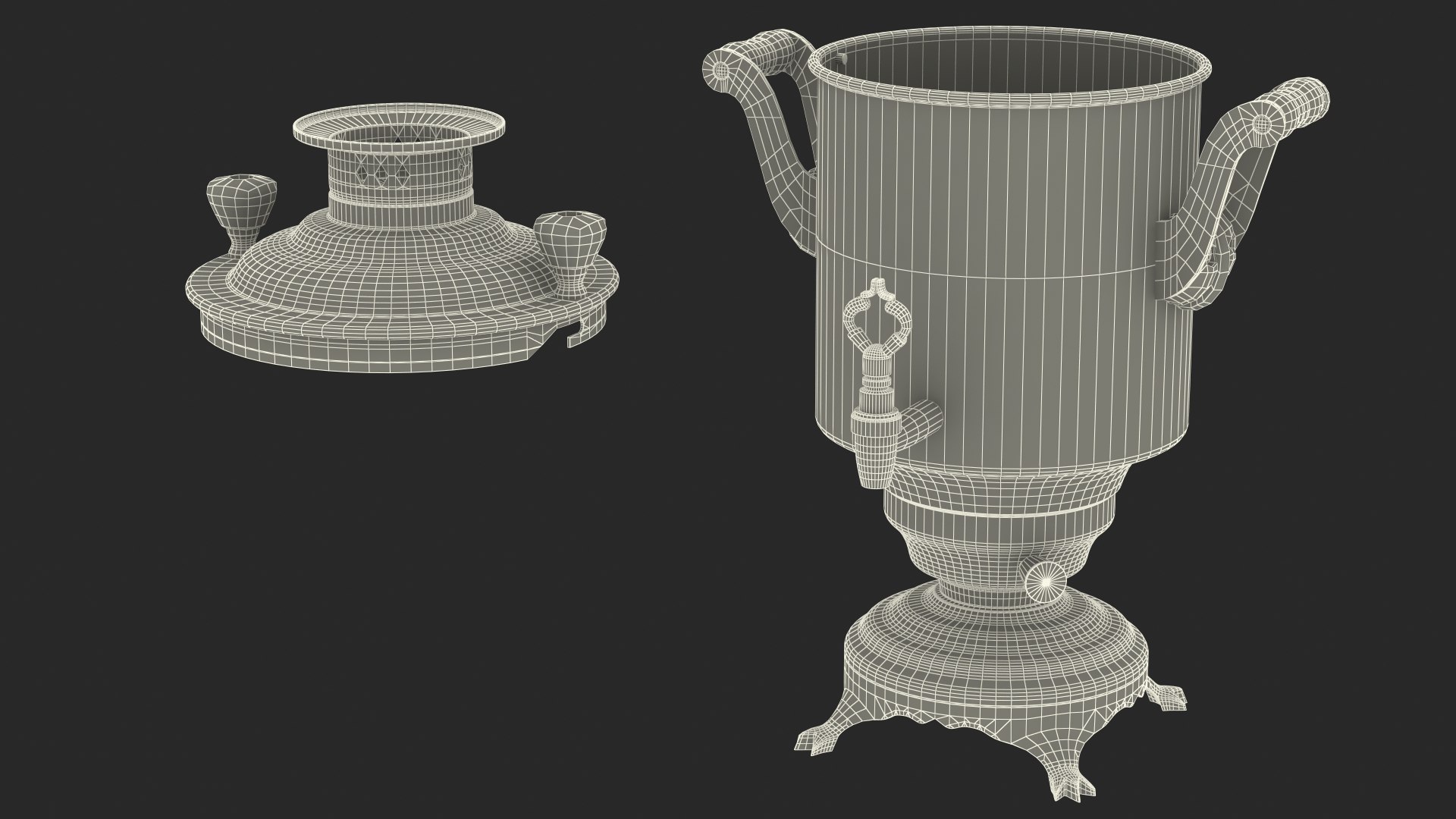 Modern russian samovar russia 3D - TurboSquid 1668063