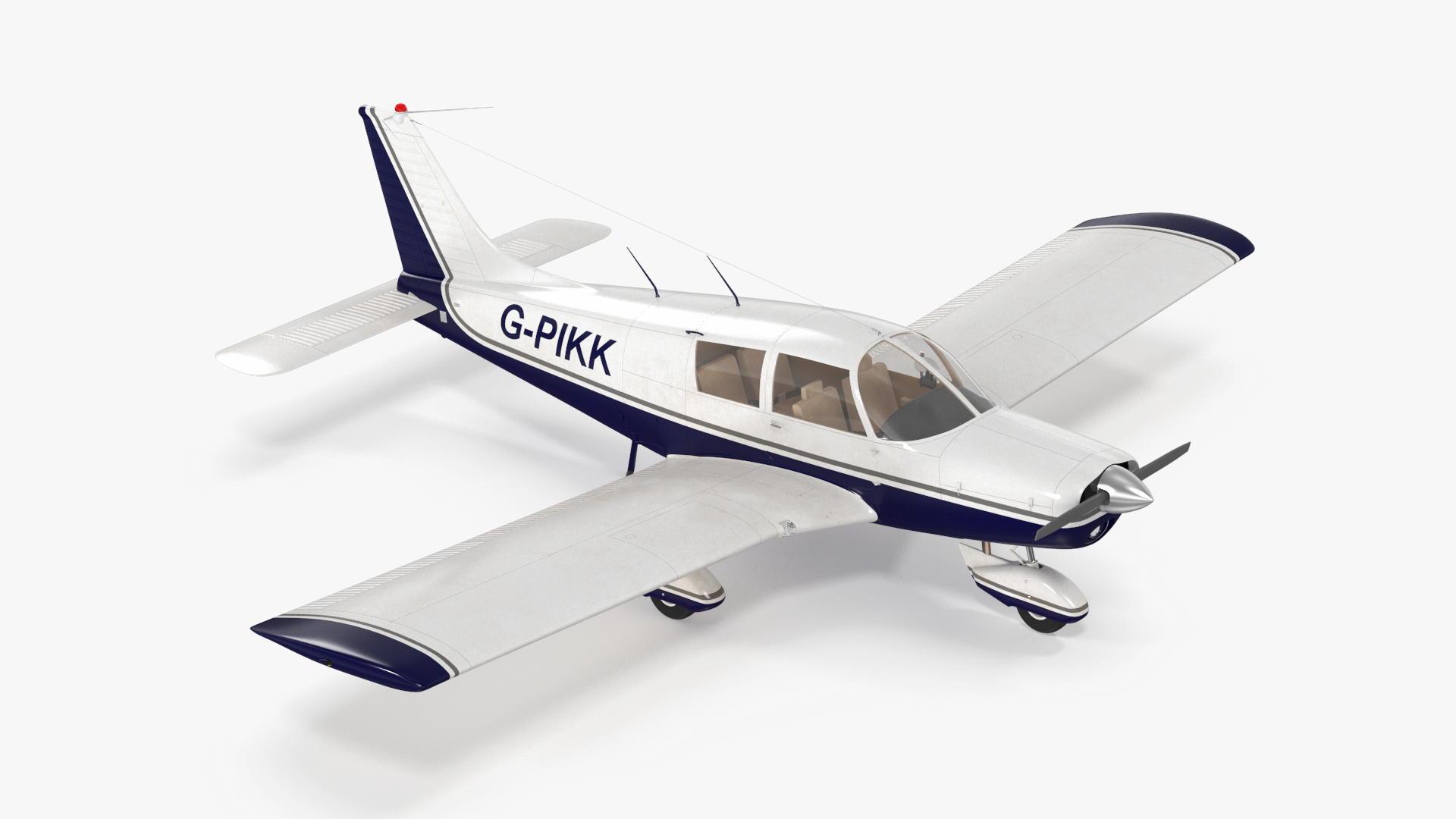 Piper PA-28-180 Cherokee C 3D Model - TurboSquid 2267784