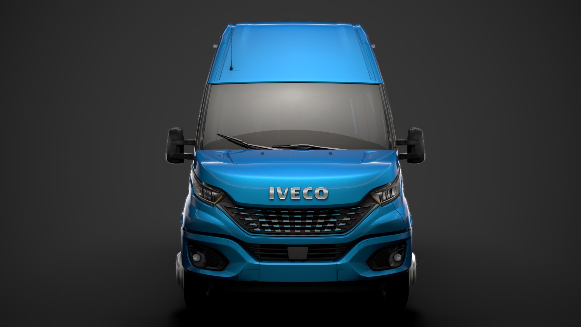 3D iveco daily blue power - TurboSquid 1480004