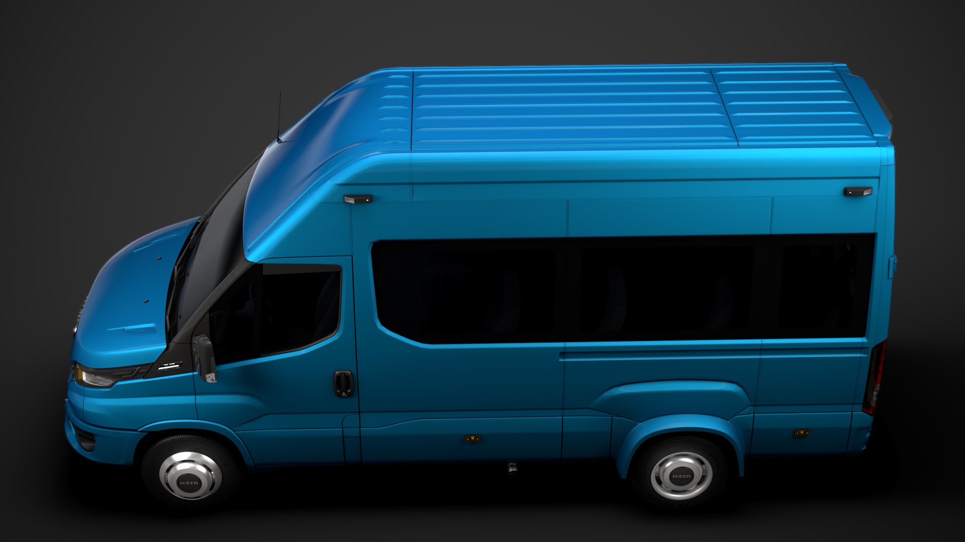 3D iveco daily blue power - TurboSquid 1480004