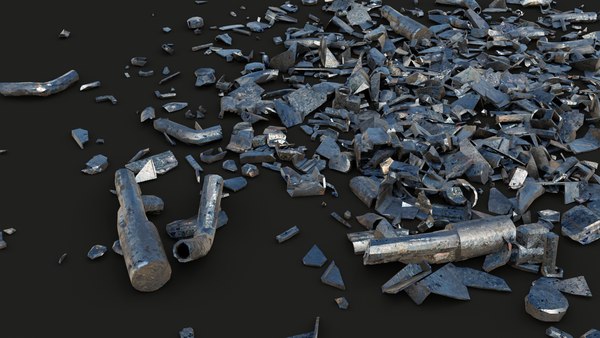 Animated Metal Explode Upward Sharp 3D model - TurboSquid 1778135