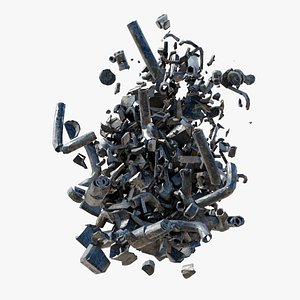 Metal Debris 3D Models for Download | TurboSquid