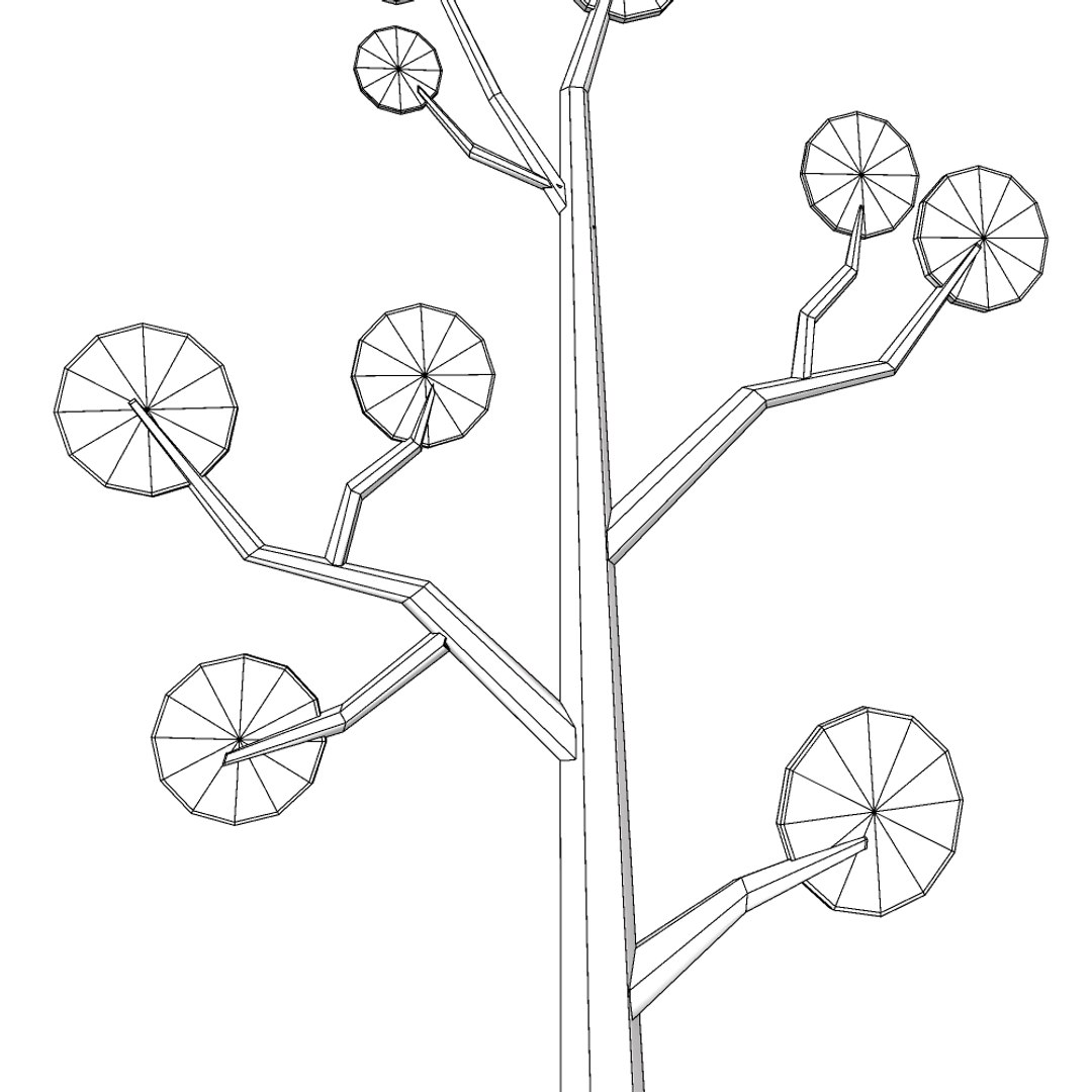Cartoon Tree 3d Max