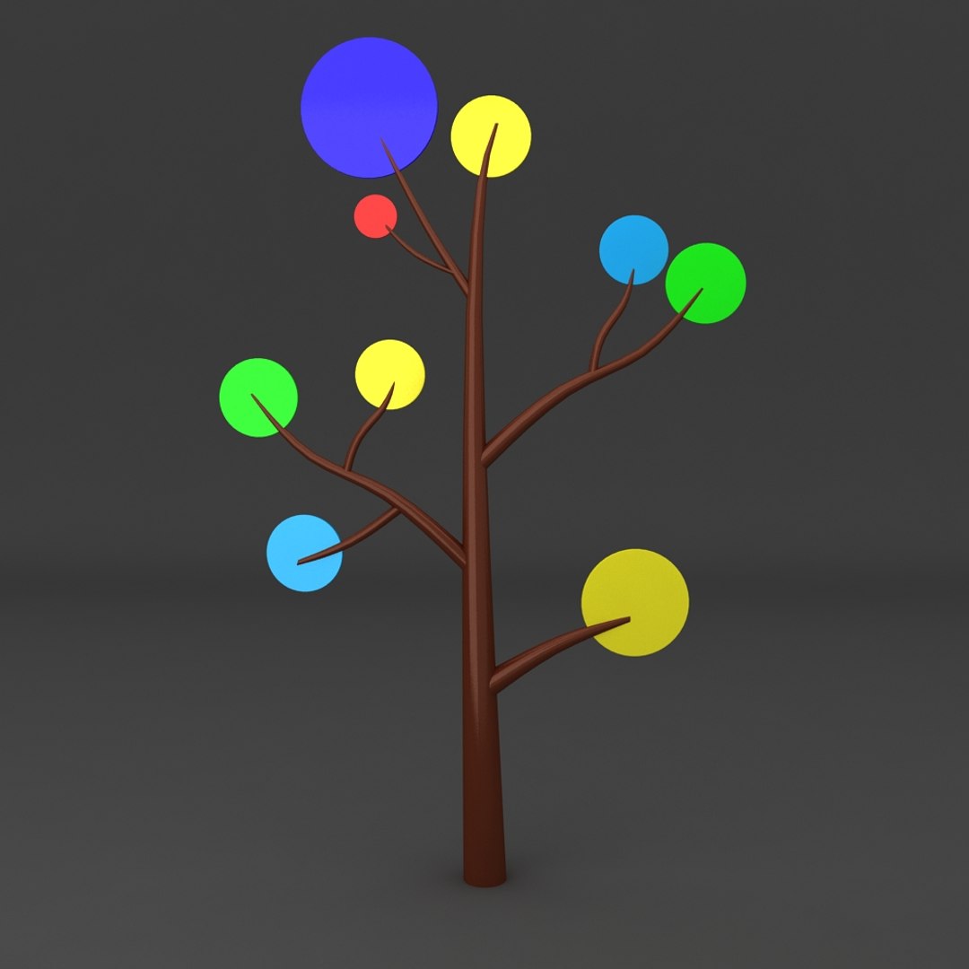 Cartoon Tree 3d Max