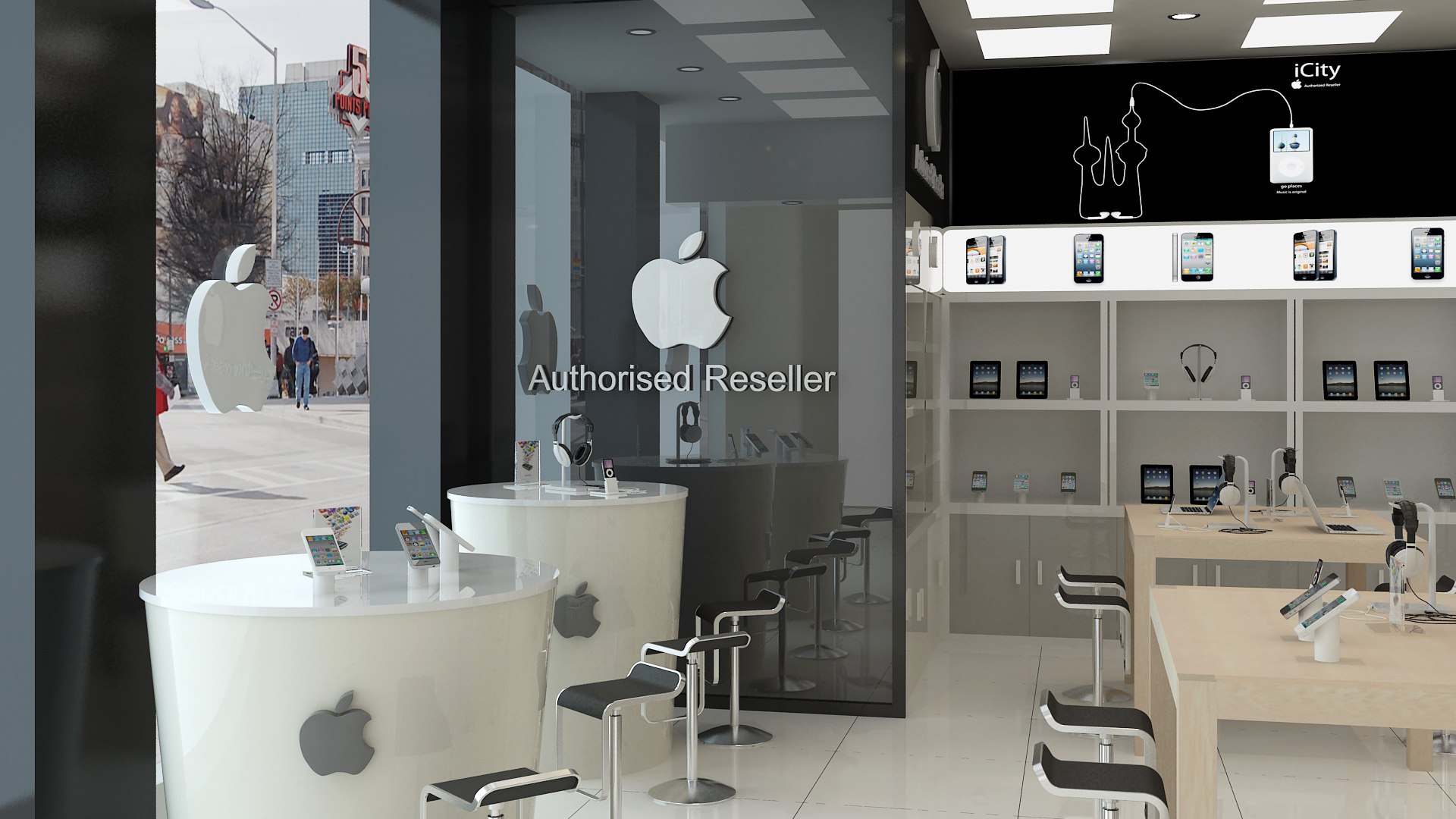3D Apple Store Interior Collection 01 - TurboSquid 2083547