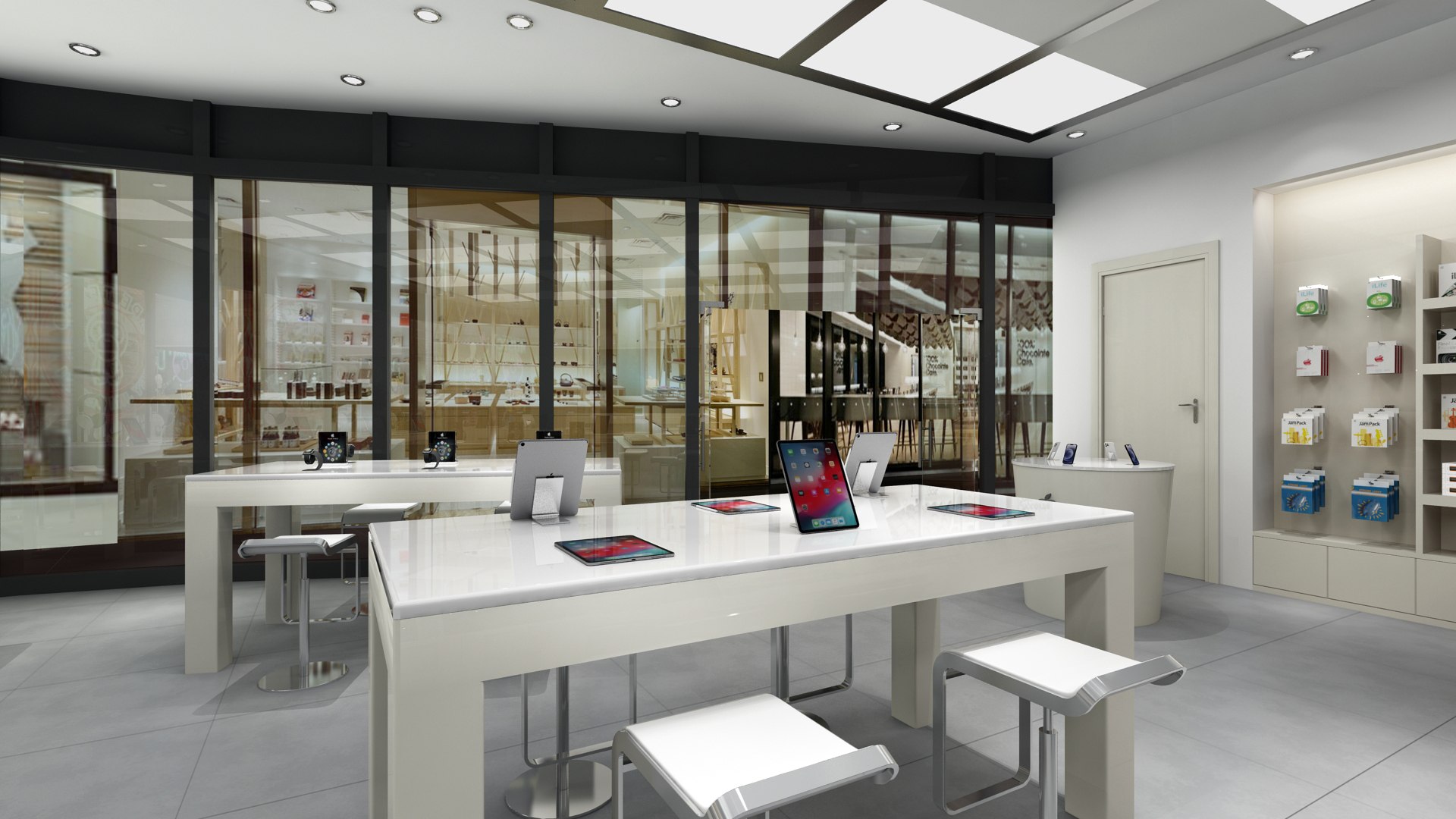 3D Apple Store Interior Collection 01 - TurboSquid 2083547