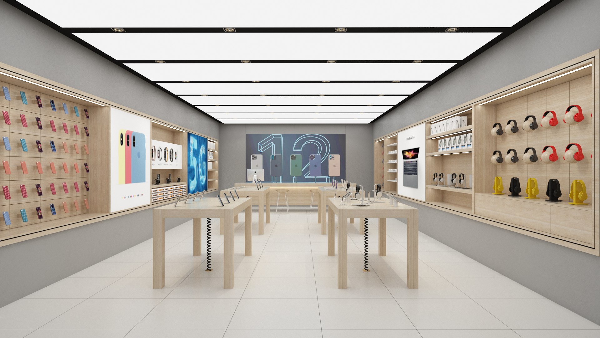 3D Apple Store Interior Collection 01 - TurboSquid 2083547