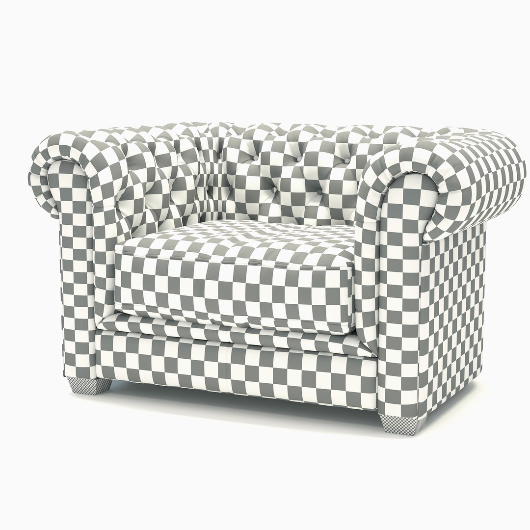 mayson chesterfield chair 3d max