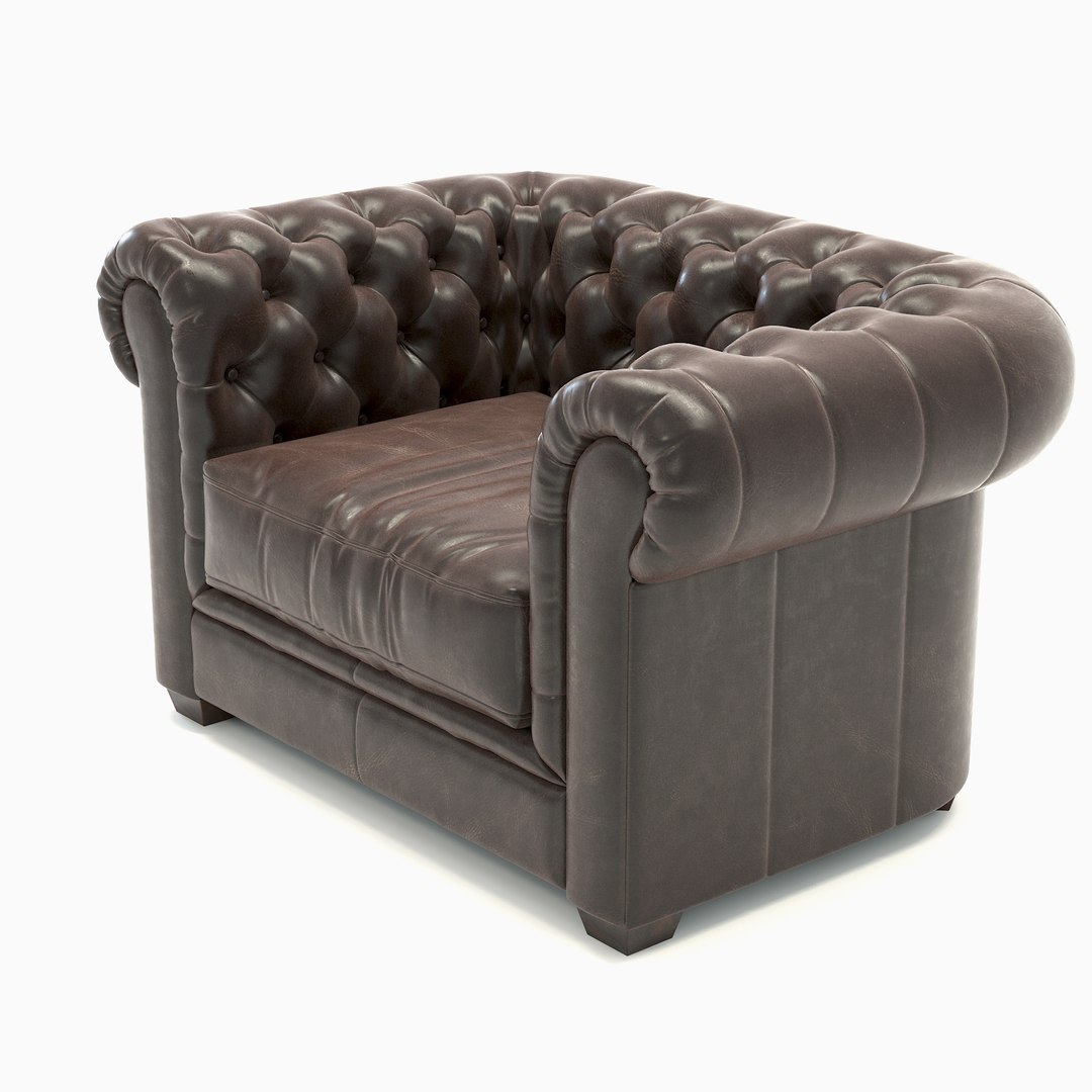 mayson chesterfield chair 3d max