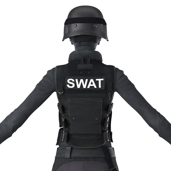 Swat woman european rigged 3D model - TurboSquid 1499447