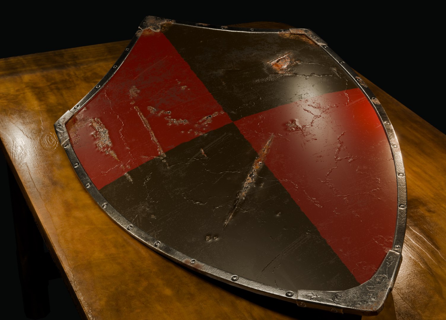 Shield-Medieval Shield 3D Model - TurboSquid 2338873