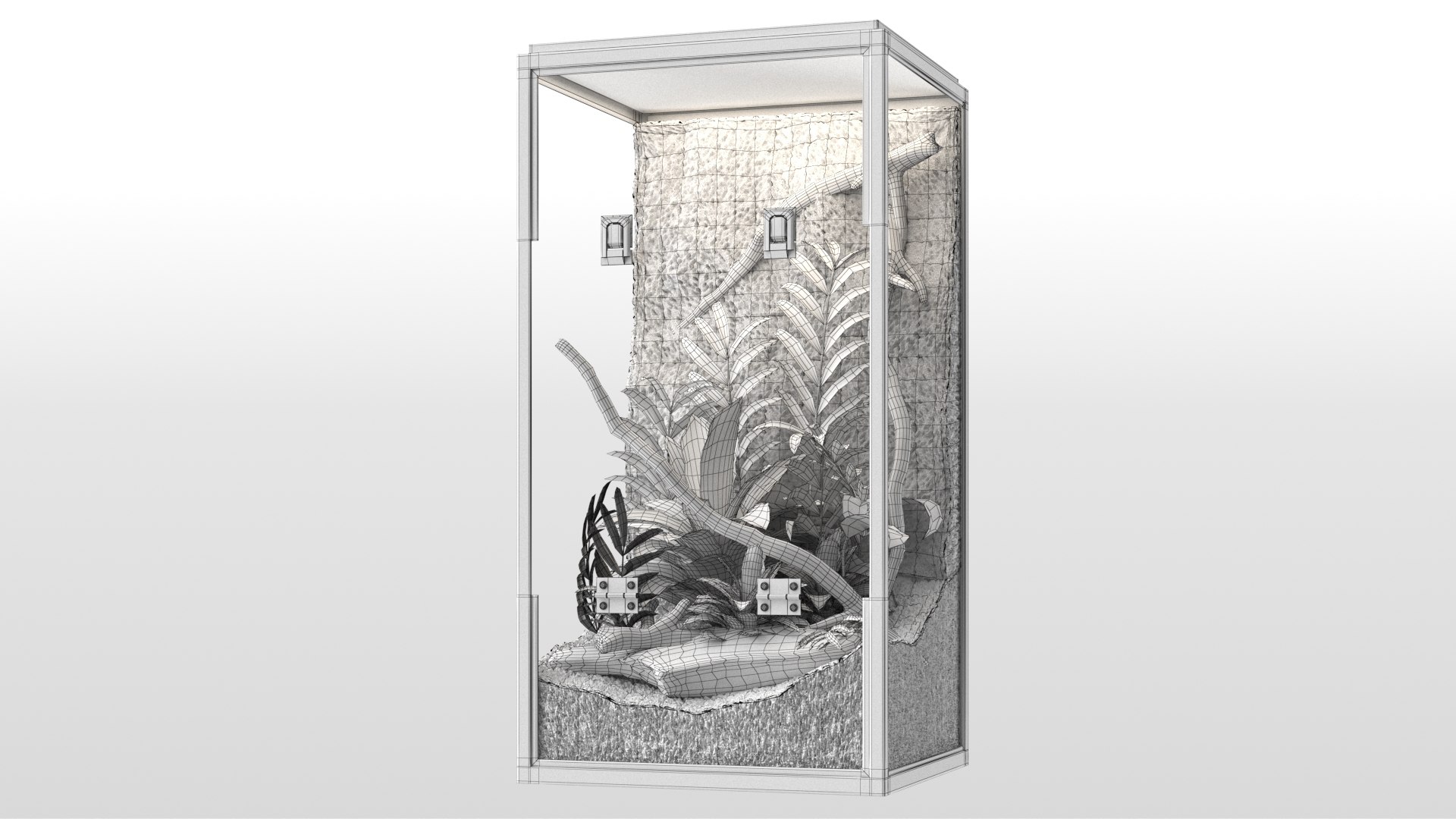 Realistic Terrarium 2 3D Model - TurboSquid 1473511