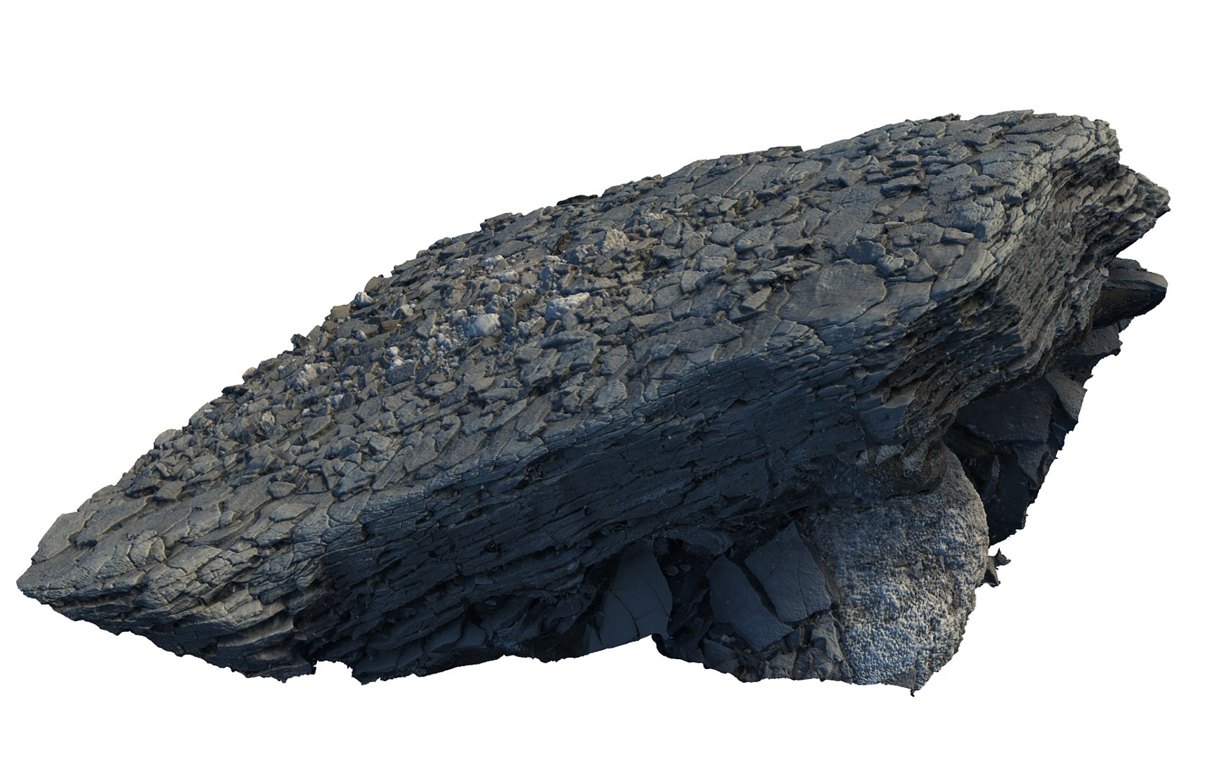 3d Model Of Rock Cliff Hd 8k